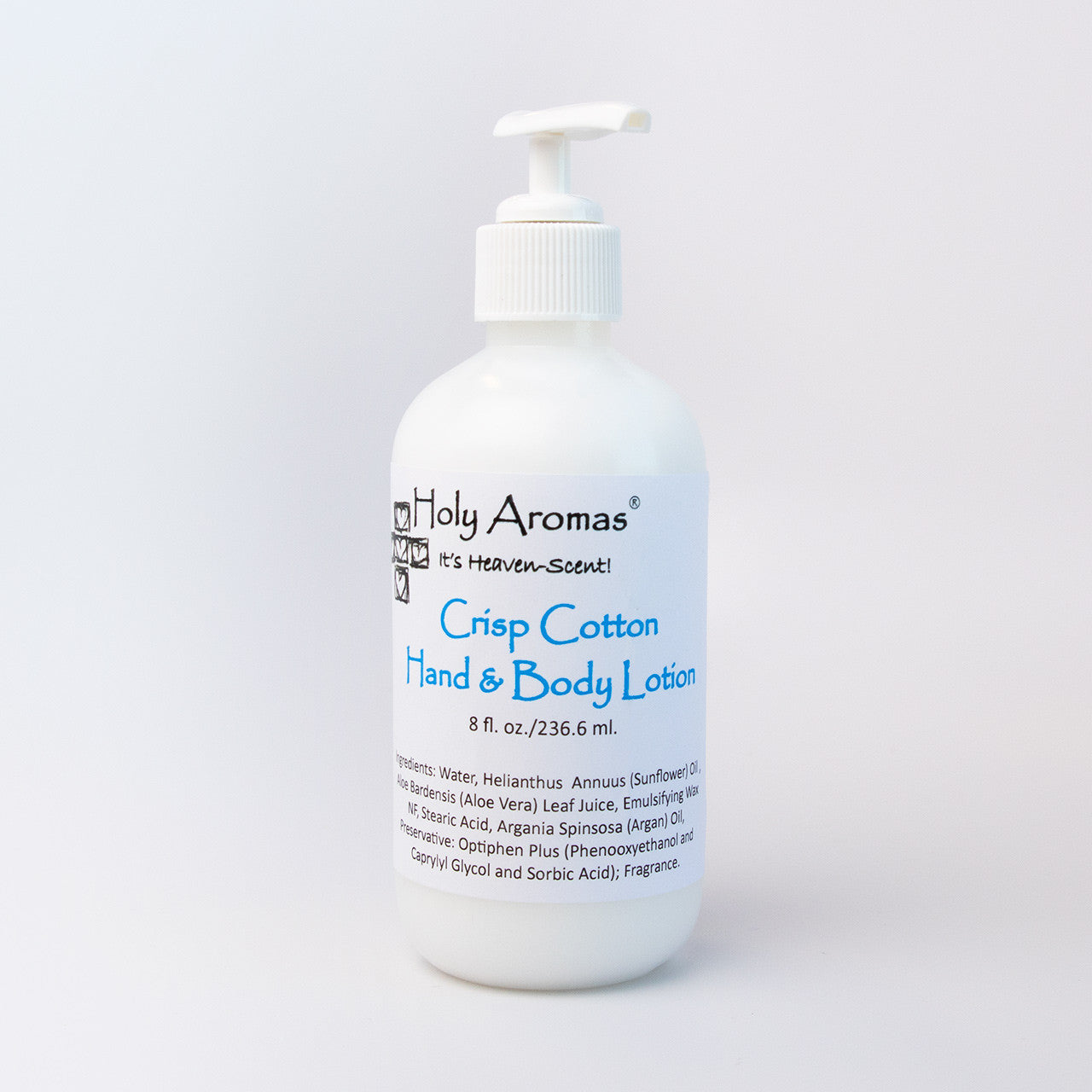 Holy Aromas® | Hand and Body Lotion - Crisp Cotton - 8oz - From The Fr ...